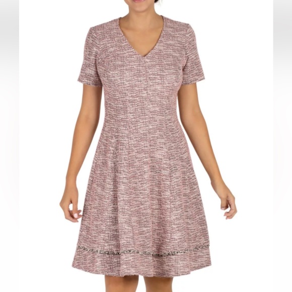 Elle | Dresses | Elle Pink Midi Dress | Poshmark